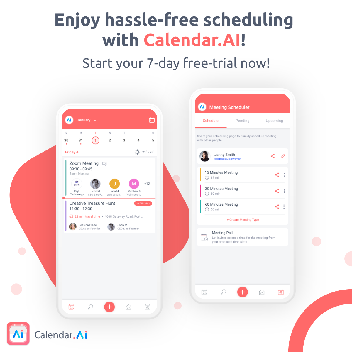 Sync.AI - Get a 7 day free trial on Calendar.AI iOS!